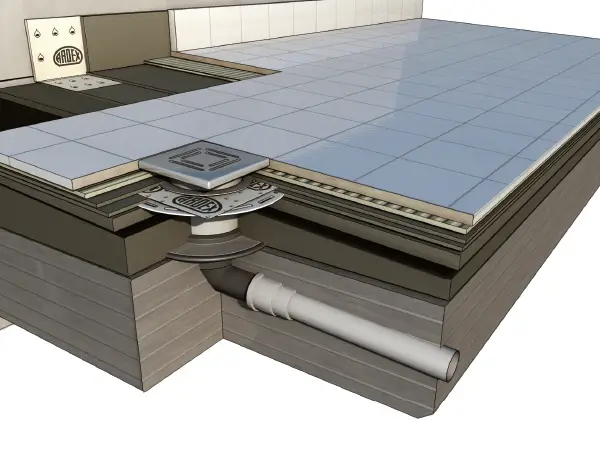 Çatı Terası Su Gideri Detayı — ARDEX Türkiye